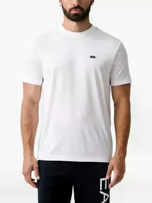 EA7 Logo-detail T-shirt - White