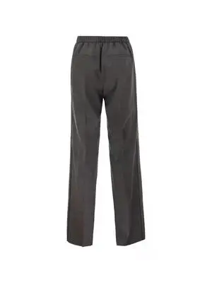 Peserico Elasticated-waist Straight-leg Trousers