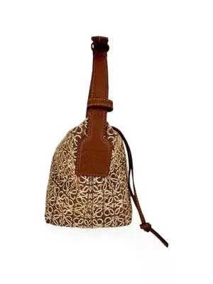 Loewe Anagram Jacquard Cubi Shoulder Bag