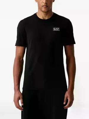 EA7 Logo-patch T-shirt - Black