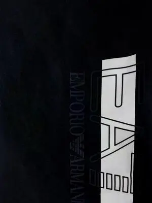 EA7 Logo Print Elasticated Waist Shorts