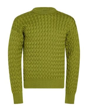 Alpha Studio Merino Wool Crewneck Sweater - Green