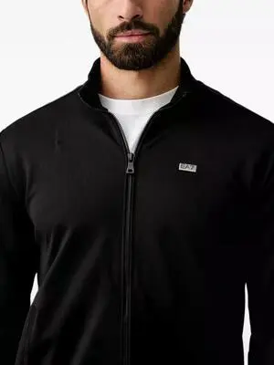 EA7 Logo-plaque Zip-up Sweater