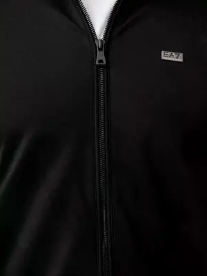 EA7 Logo-plaque Zip-up Sweater