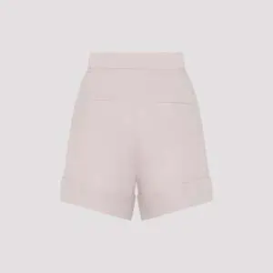 Max Mara Celebre Tailored Wool Blend Shorts - Multicolor