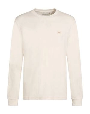 Calvin Klein CALVIN KLEIN JEANS Cotton Crewneck Sweater Ivory