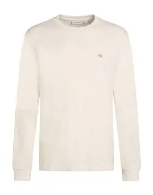 Calvin Klein Cotton Crewneck Sweater - White