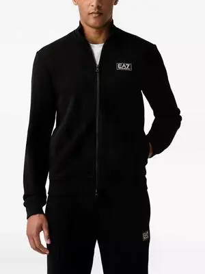 EA7 Logo-patch Zip-up Tracksuit