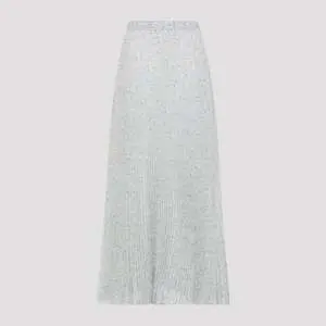 ERMANO SCERVINO Ermanno Scervino Plissé Printed Midi Skirt