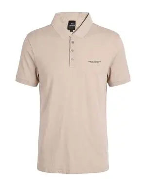 Armani Exchange Polo Shirt Size Cotton - Beige
