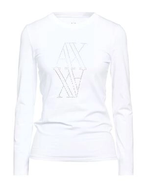 Armani Exchange T-shirt Size Cotton, Elastane - White