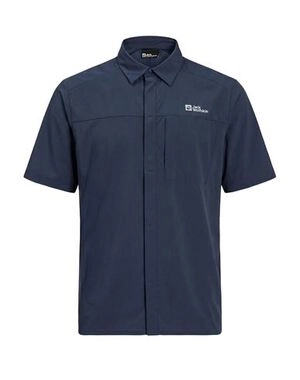 JACK WOLFSKIN Shirt Size Polyamide, Elastane - Blue