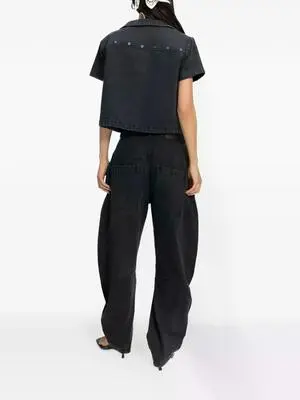 Agua Bendita Fallon Stud-embellished Jeans