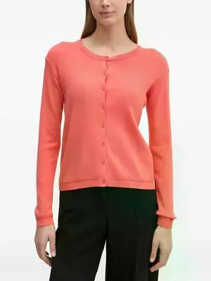 BENETTON Button Cardigan - Orange