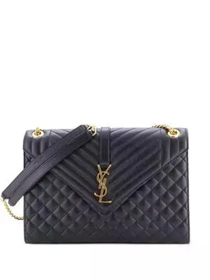 Saint Laurent Classic Monogram Envelope Satchel