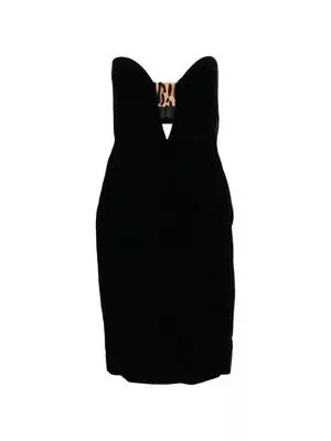 TOM FORD Leopard-detail Mini Dress - Black