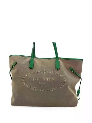 Prada 2010s Logo-print Tote Bag