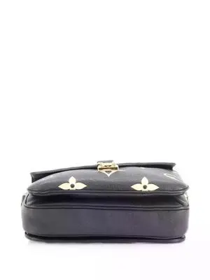 LOUIS VUITTON Pochette Métis Monogram Empreinte Giant Crossbody Bag - Black