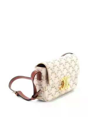 Celine Triomphe East-west Triomphe Coated Canvas Shoulder Bag