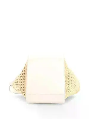Loewe Hammock Raffia Compact Hobo Bag