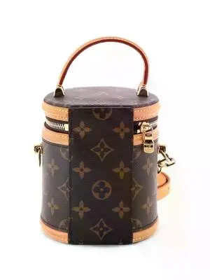 LOUIS VUITTON Cannes Handbag Monogram Canvas Nano Satchel