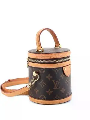 LOUIS VUITTON Cannes Handbag Monogram Canvas Nano Satchel