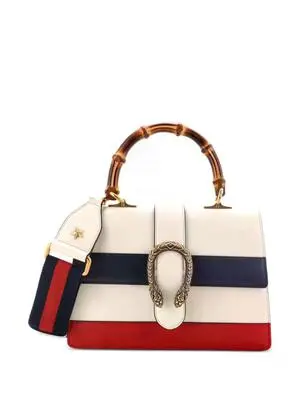 Gucci Dionysus Bamboo Top Handle Bag - Neutrals