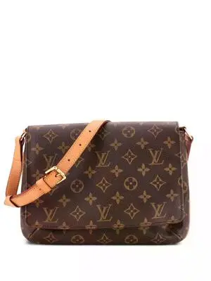 LOUIS VUITTON Monogram Canvas Musette Tango Shoulder Bag - Brown