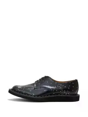 Comme Des Garçons X Gibson Loafers With Cross Print - Black