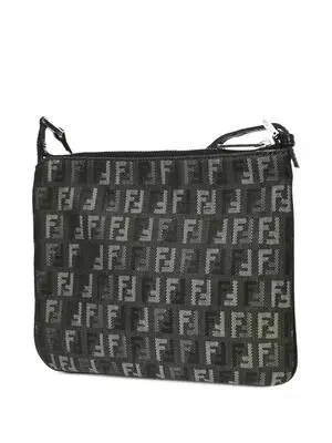 Fendi Zucchino Cross Body Bag - Black