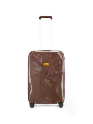 CRASH BAGGAGE Medium Icon Dented-effect Suitcase - Brown