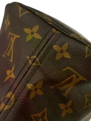 LOUIS VUITTON Monogram Neverfull Pm Tote Bag - Brown