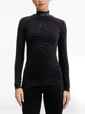 X-BIONIC Logo-print High-neck Top