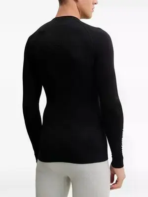 X-BIONIC Ribbed-knit Logo-print T-shirt