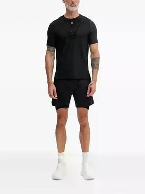 X-BIONIC Corefusion Run Logo-print Panelled T-shirt - Black