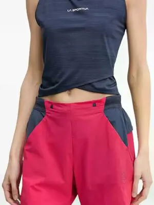 LA SPORTIVA Trail Guard Logo-print Panelled Shorts - Pink