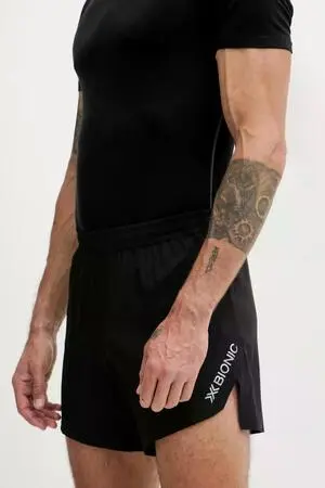 X-BIONIC Logo-print Elasticated Shorts - Black