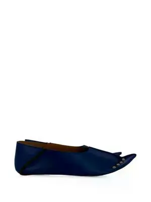Marni 2010s Studded Ballet Flats - Blue