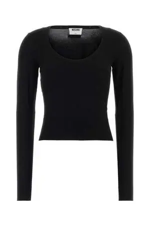 Moschino Viscose Blend Sweater - Black