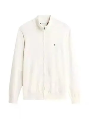 Tommy Hilfiger Zip-up High-neck Sweater - Neutrals
