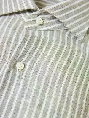 ALESSANDRO GHERARDI Striped Linen Shirt