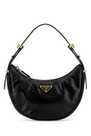 PRADA Naplak Arquã¨ Handbag - Black