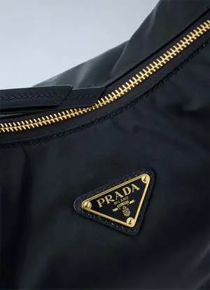 Prada Explore Large Re-nylon And Leather Shoulder Bag