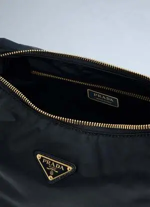 Prada Explore Large Re-nylon And Leather Shoulder Bag