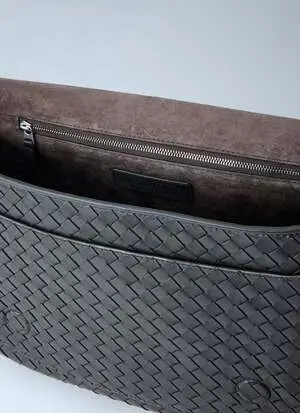 Bottega Veneta Large Intrecciato Messenger Bag