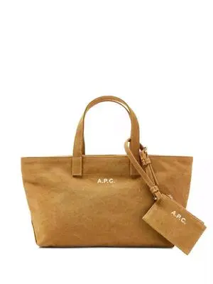 A.p.c. Le Drummer Toile Small Bag - Neutrals