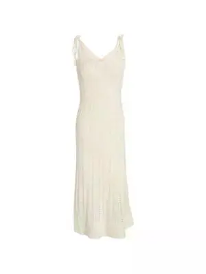 Zimmermann Crochet-knit Midi Dress - Neutrals
