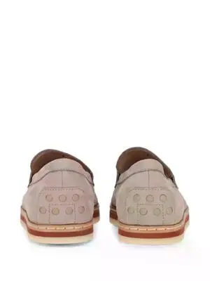 TOD'S Gommino Penny Loafers - Grey