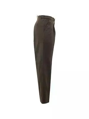 HOSIO Patch-pocket Pleated Trousers