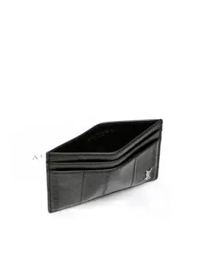 Saint Laurent Logo-plaque Wallet - Black